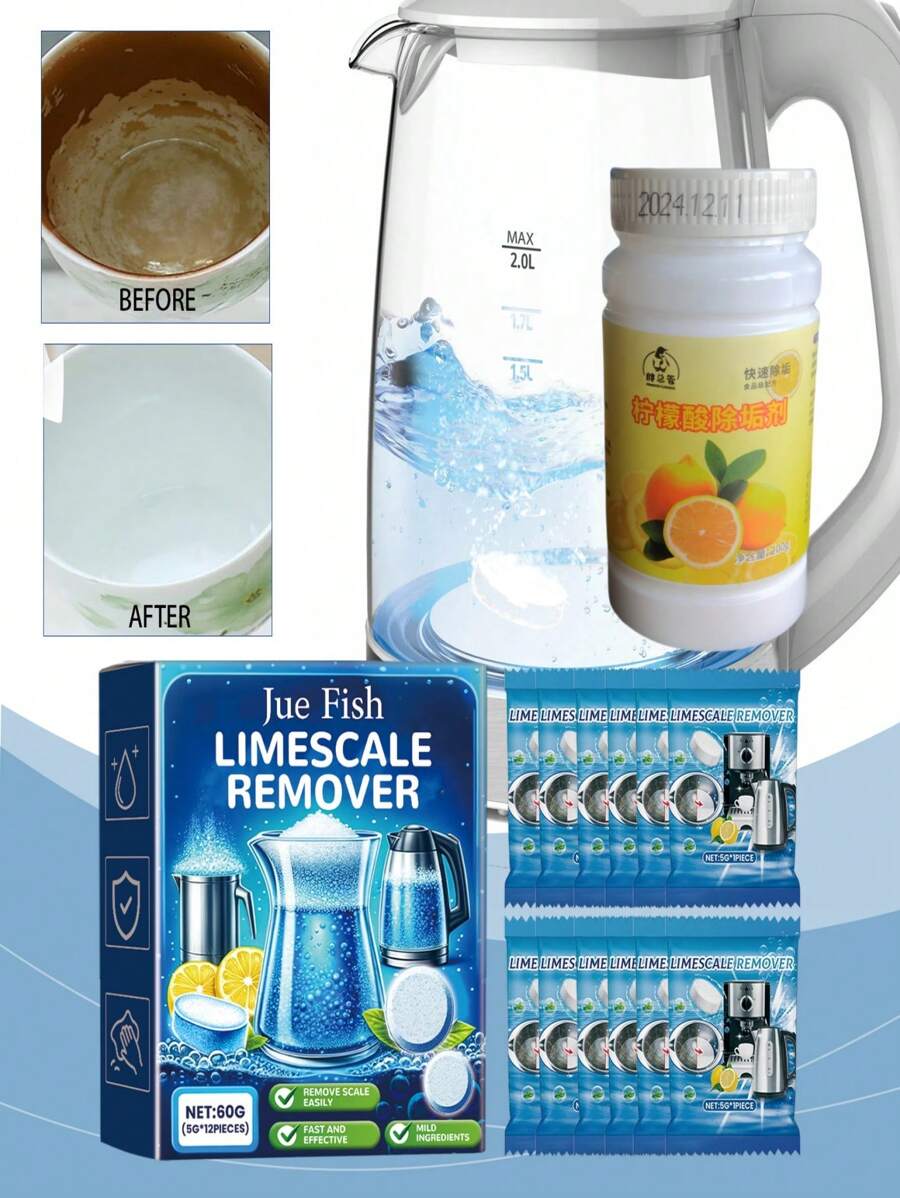 Scale Cleaning Effervescent Tablets Stainless Steel Pot Scale ...