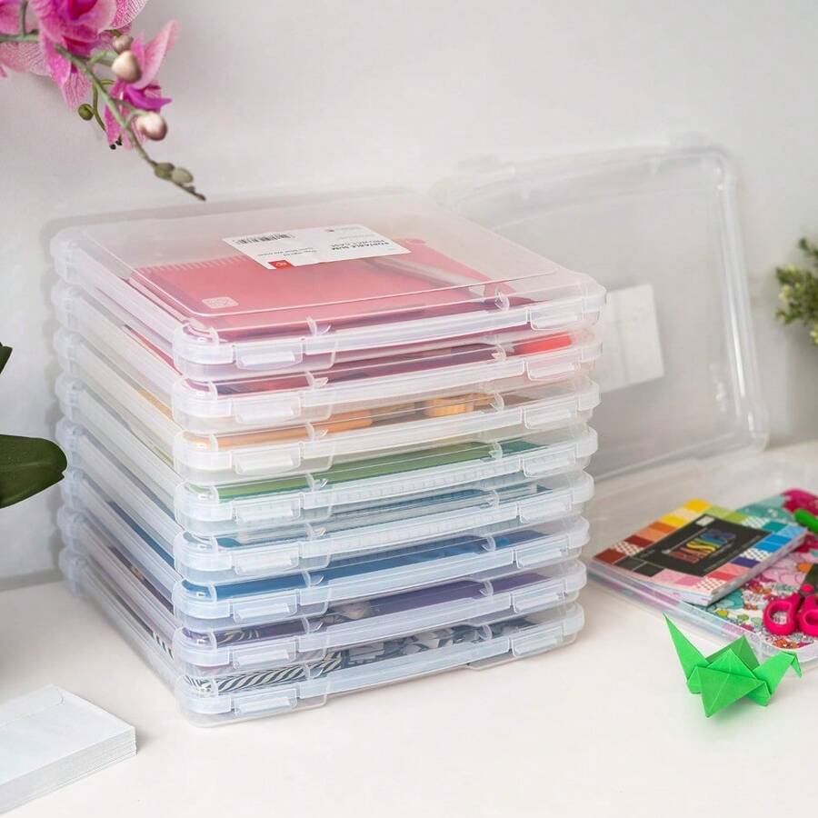 Attractive, Portable Board Game Organizer Project Storage Case Box With ...