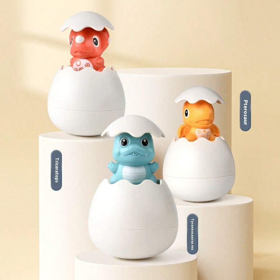 Creative Duck Egg, Penguin Egg, Dinosaur Egg Floating Bath Toys ...