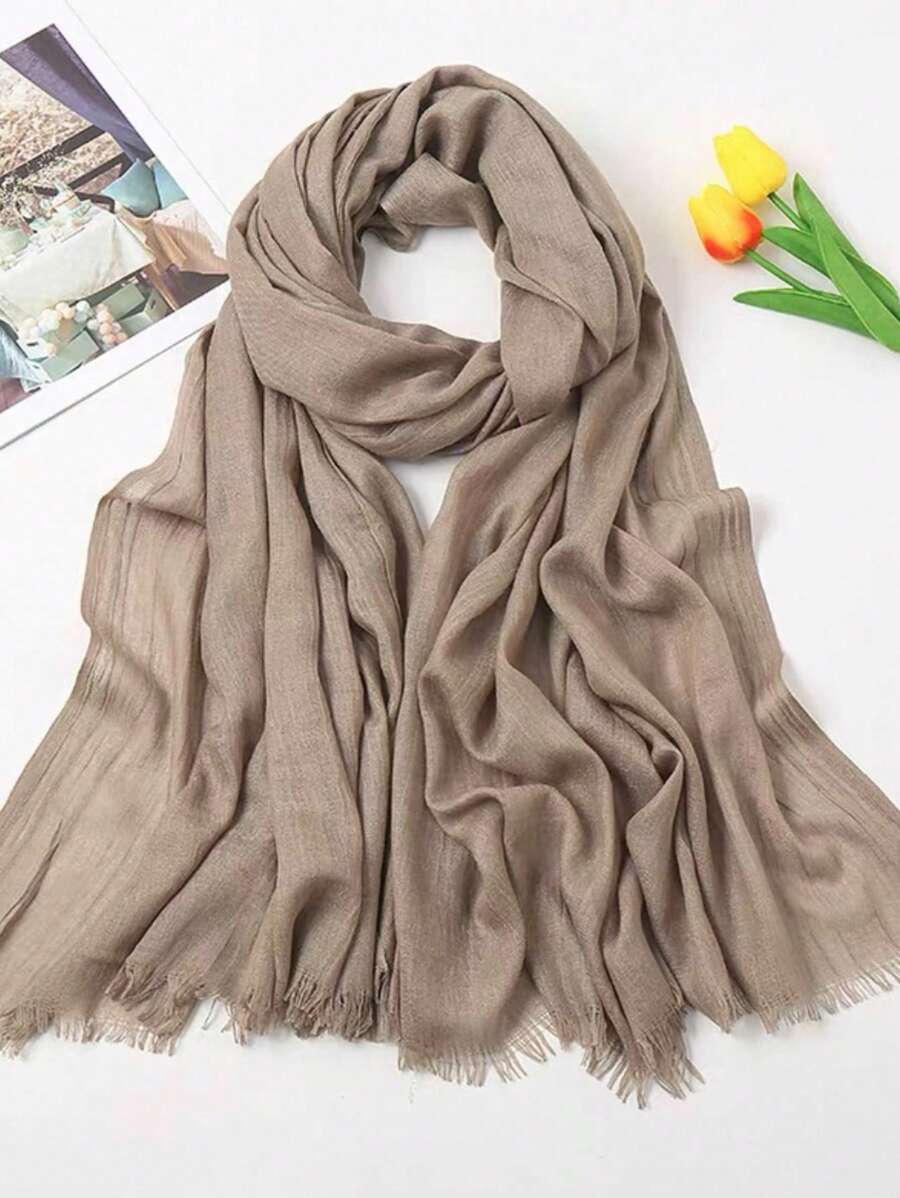 Solid Color Casual Polyester Fabric | SHEIN USA