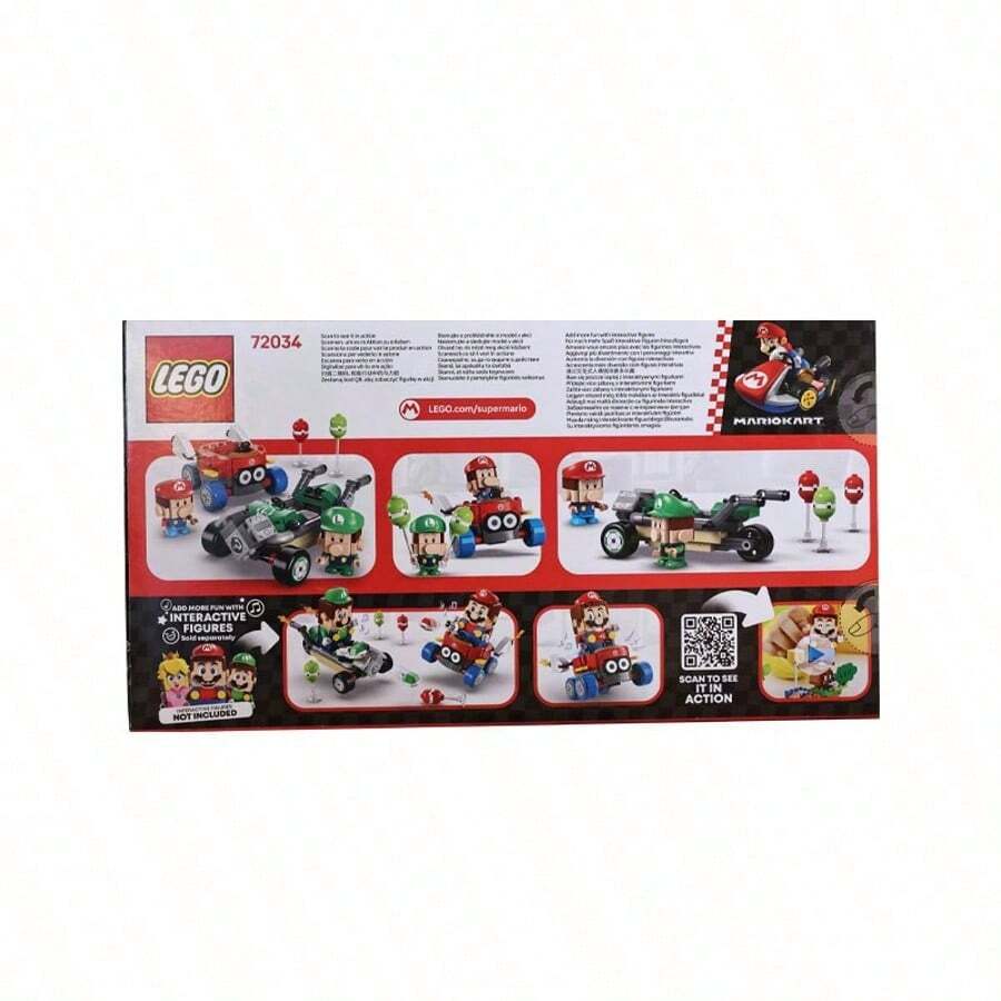 LEGO Lego 72034 Kart-Moliou Baby Vs Luigi Baby 2025 Novos Blocos de ...