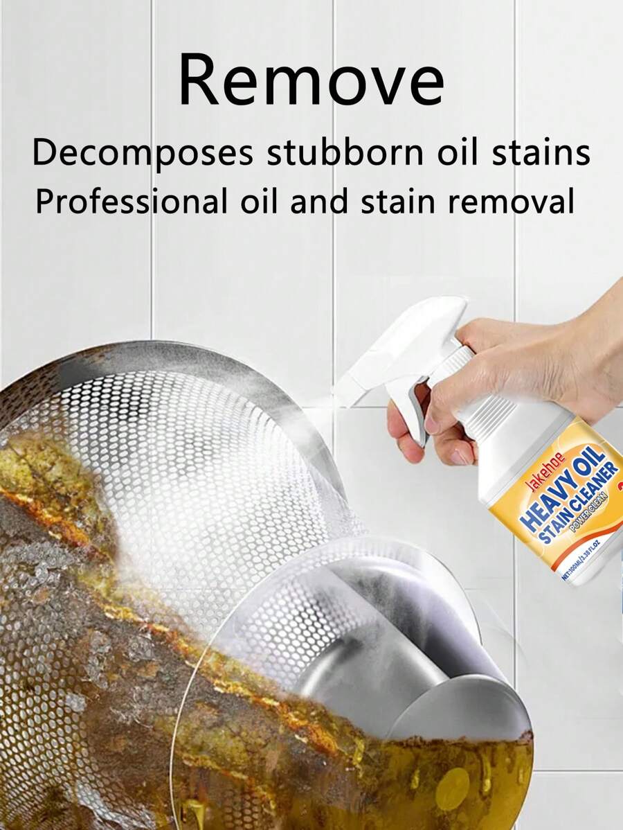 1 Heavy Duty Kitchen Grease Remover Spray - Citric Acid Formula For ...