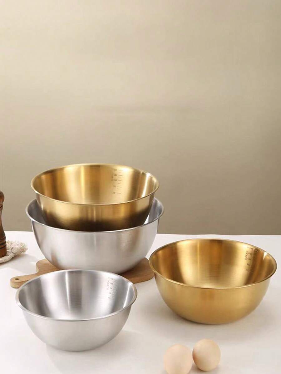 1/2 pieza(s) Juego de 3 tazones para ensalada de acero inoxidable ...