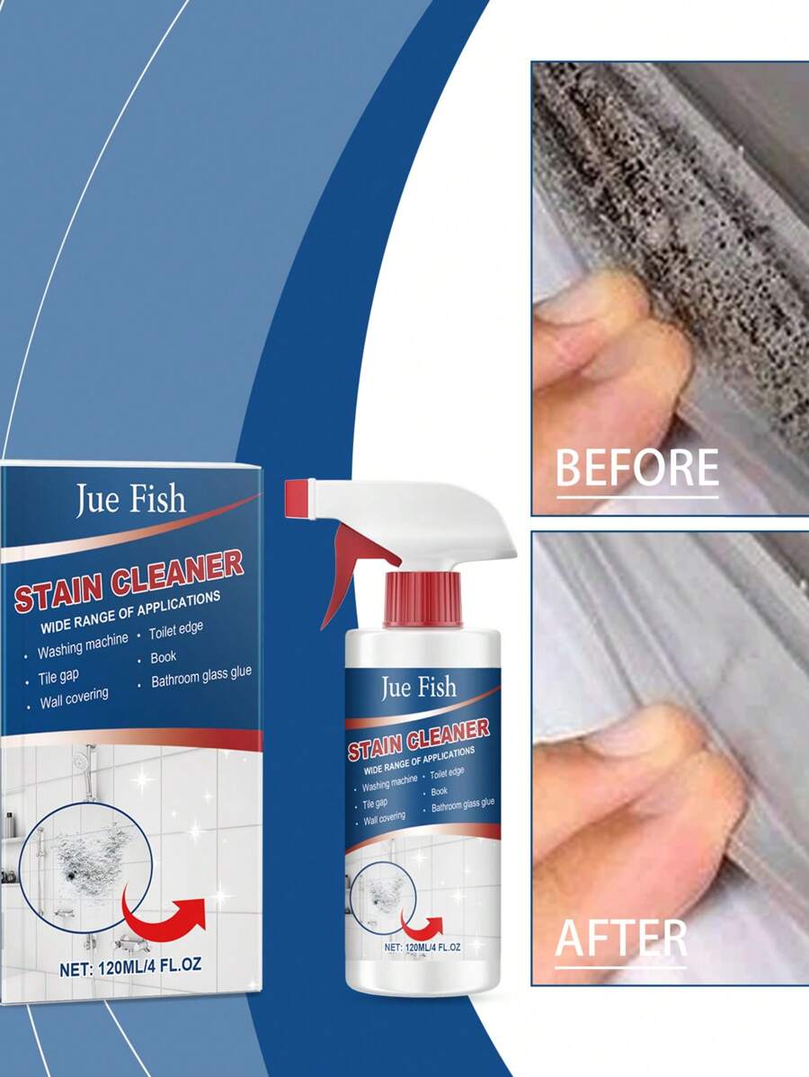 1pc Jue-Fish Bathroom Stain Cleaning Agent, Multi-Purpose Stain ...