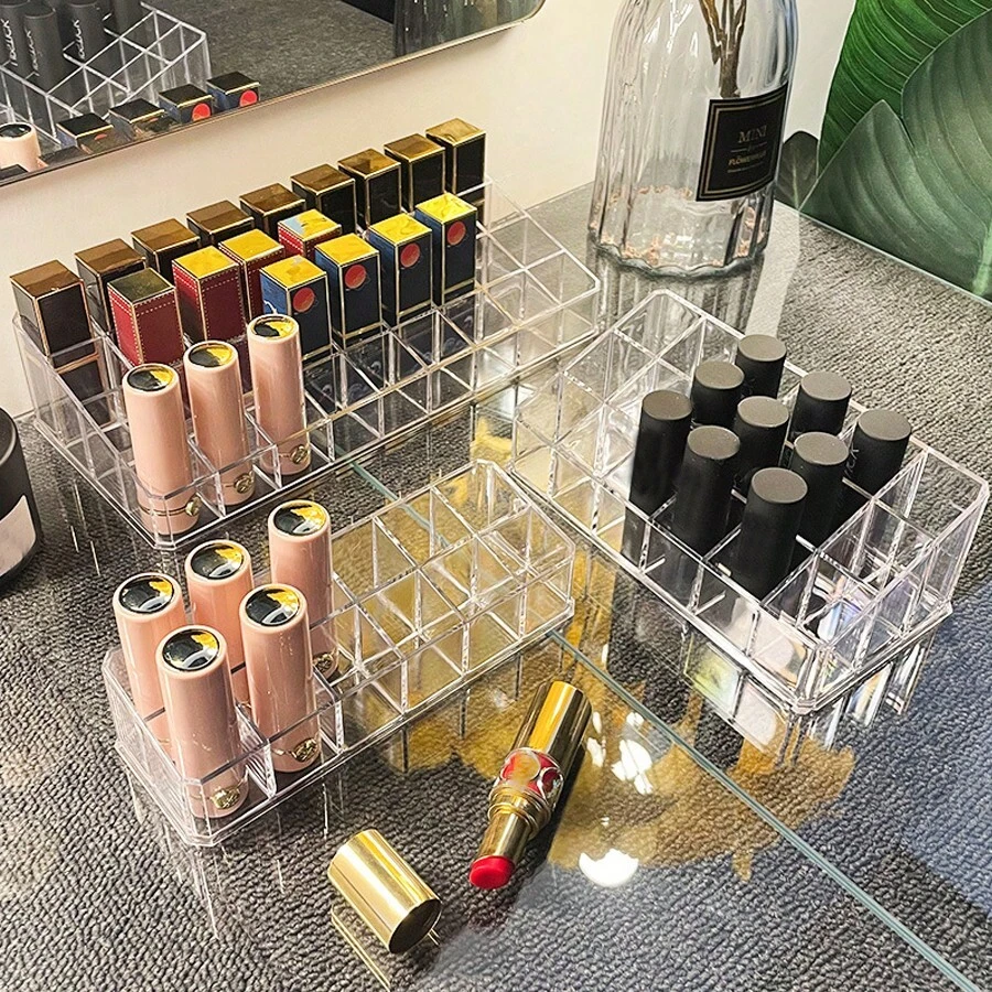 1PC Lipstick Storage Box Desktop Display Nail Polish Lipstick Box ...
