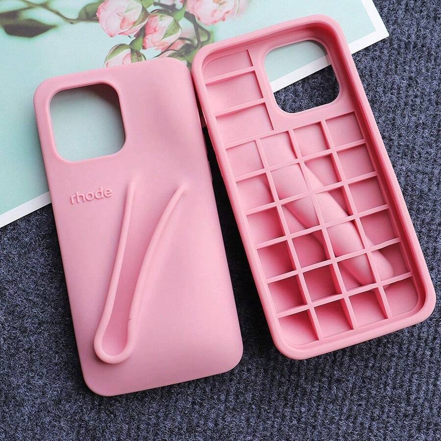 Rhode Lip Cover Phone Case Pink | SHEIN USA