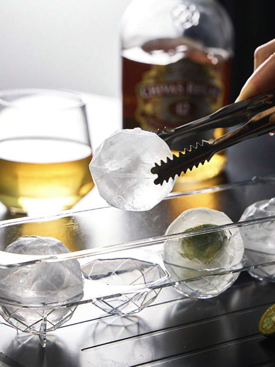 Home Ice Box Repeated Use Of Ice Box Mold Transparent Round Ice Mold ...