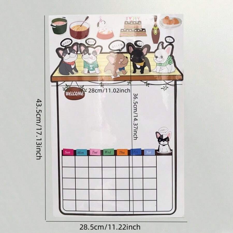 Refrigerator Magnet Message Board Rewritable Magnetism Prompt Memo ...