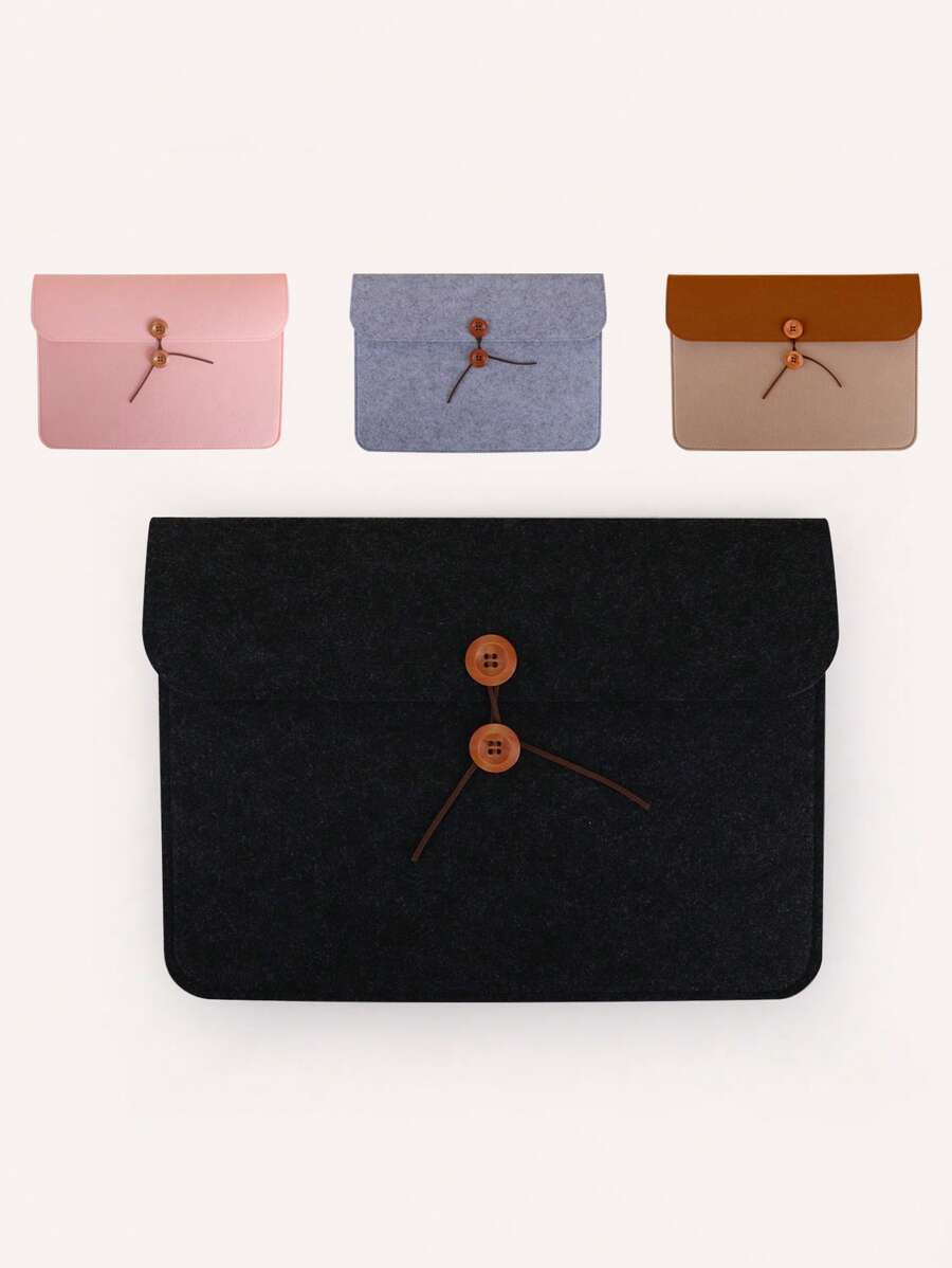 1pc A4 Felt Folder, A4 Document Storage Organizer Kawaii Stationery ...