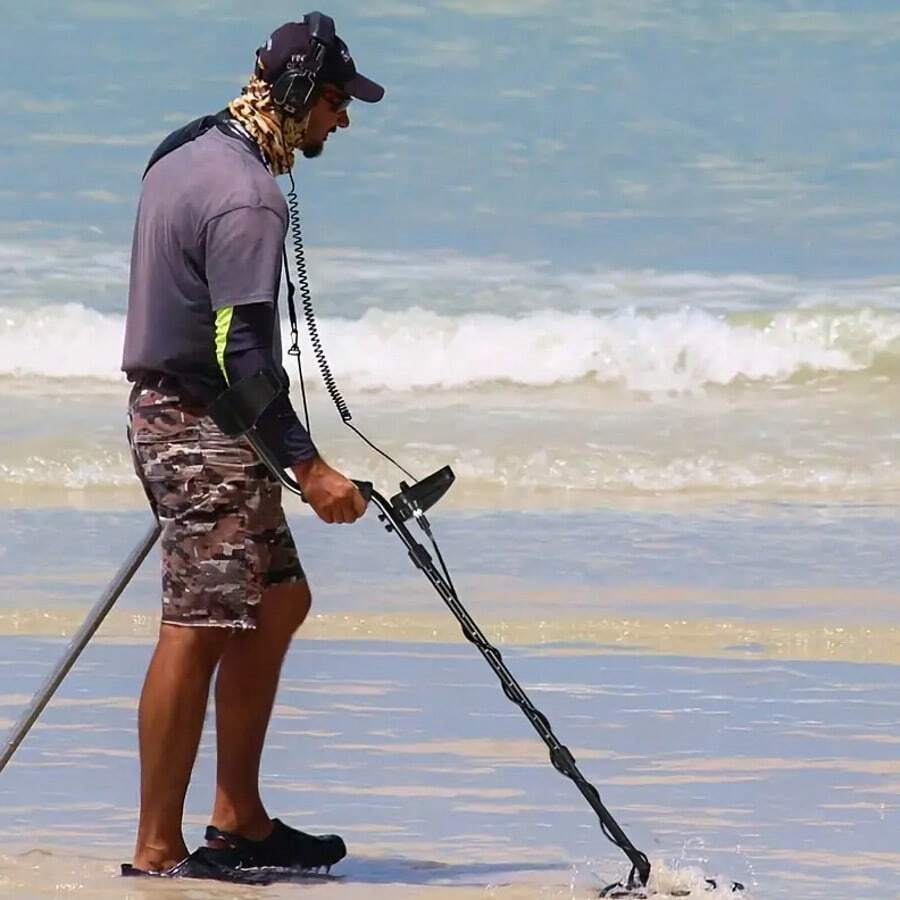 New Professional Golden Metal Detector, Waterproof Ground Scanner, High ...