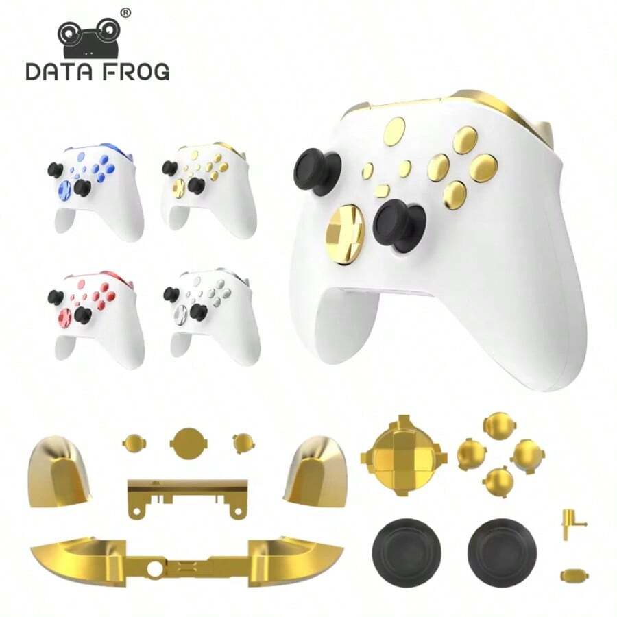 DATA FROG Solid Plating RB LB Bumper RT LT Trigger Buttons Mod Kit For ...