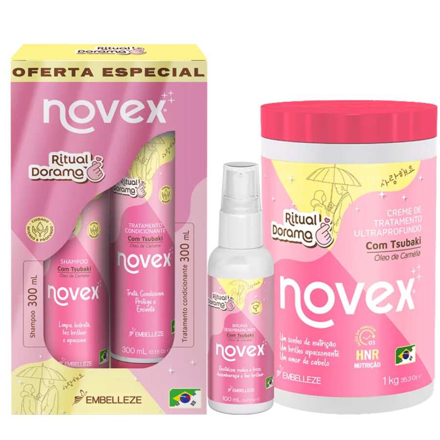 Kit Novex Ritual Dorama + Creme de Tratamento + Bruma | SHEIN Brasil