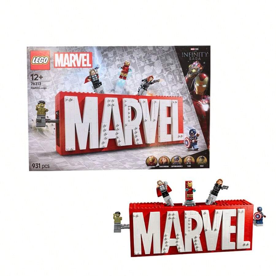 LEGO Lego 76313 Logo e Minifigura da Marvel Série 2025, Novos Blocos de ...