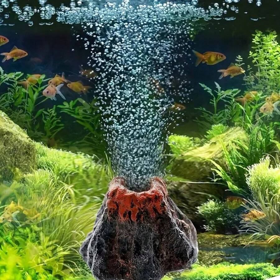 1pc AquaBreeze Resin Volcanic Bubble Stone, Oxygen Enhancer And ...