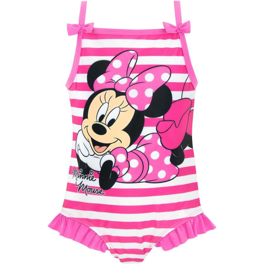 Disney Minnie Mouse Swimsuit | Minnie Mouse Girls' Swimming Costume ...