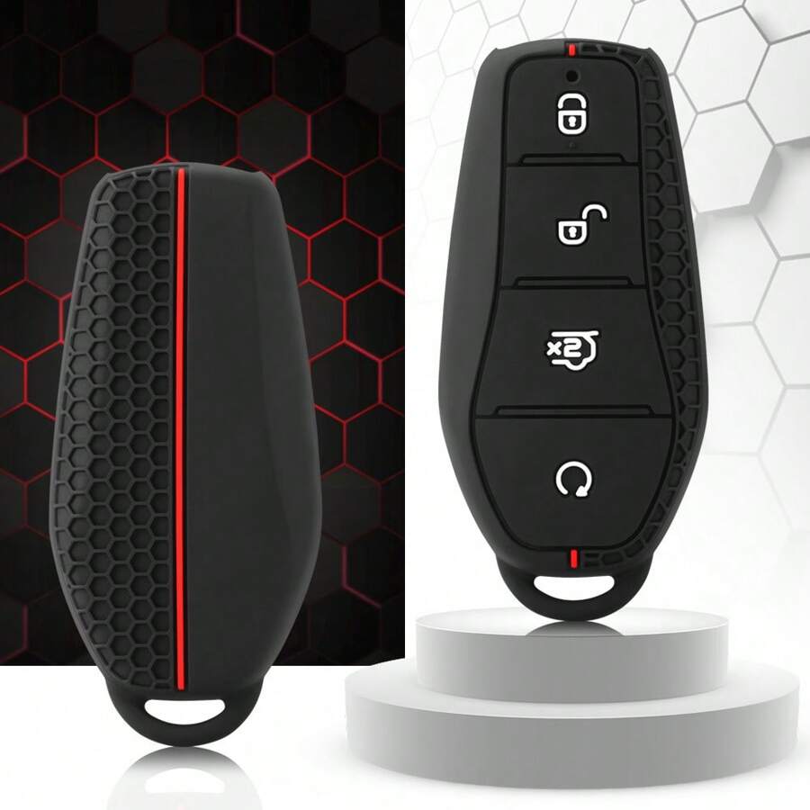 Silicone Holder Chain Key Case Car Key Cover For BYD Atto 3 EV Dolphin ...