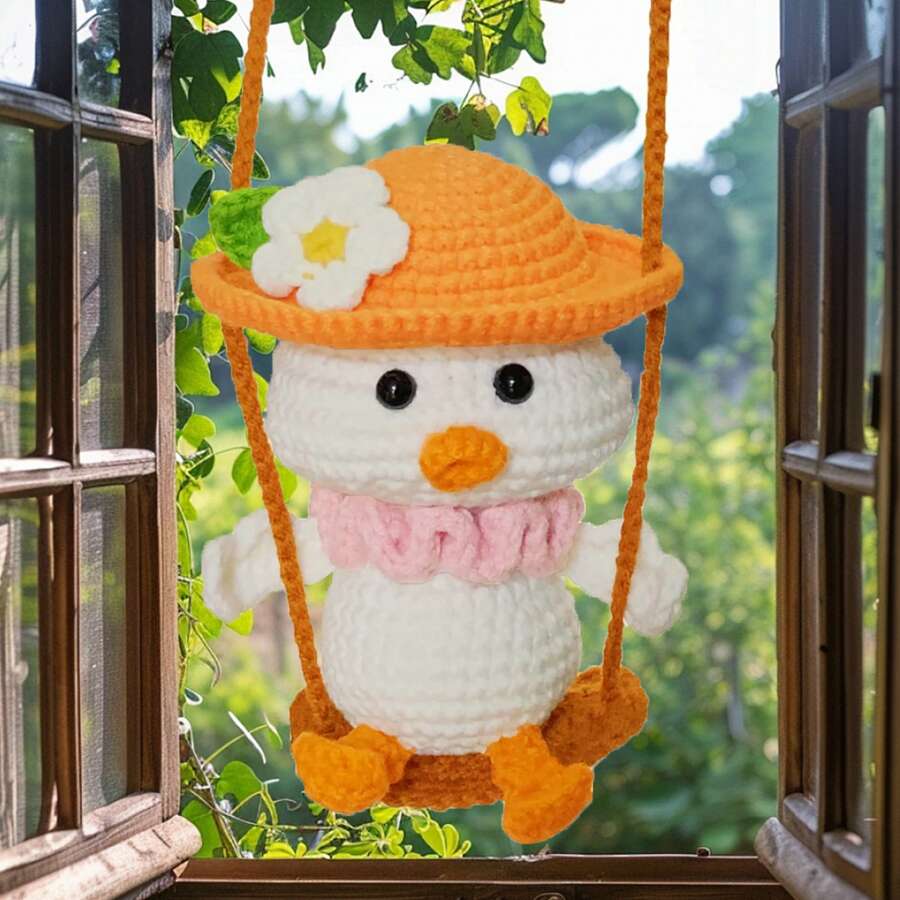 DIY Schommel Gras Hoed Eend Haakpakket Voor Beginners, Amigurumi ...