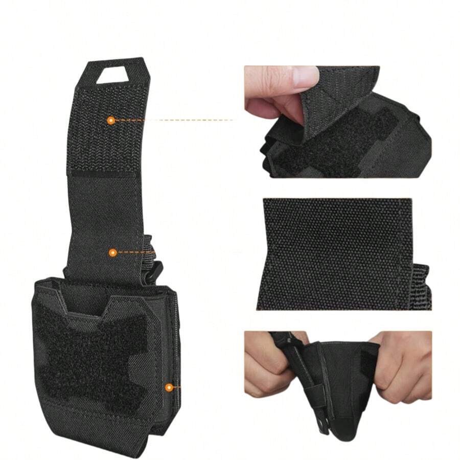 MOLLE Handcuff Pouch, Law Enforcement Duty Belt Tactical Vest ...