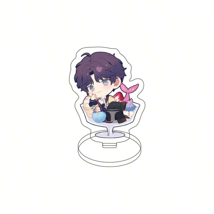 Anime Love And Deepspace Acrylic Stand Cartoon Dessert Series Q Version ...