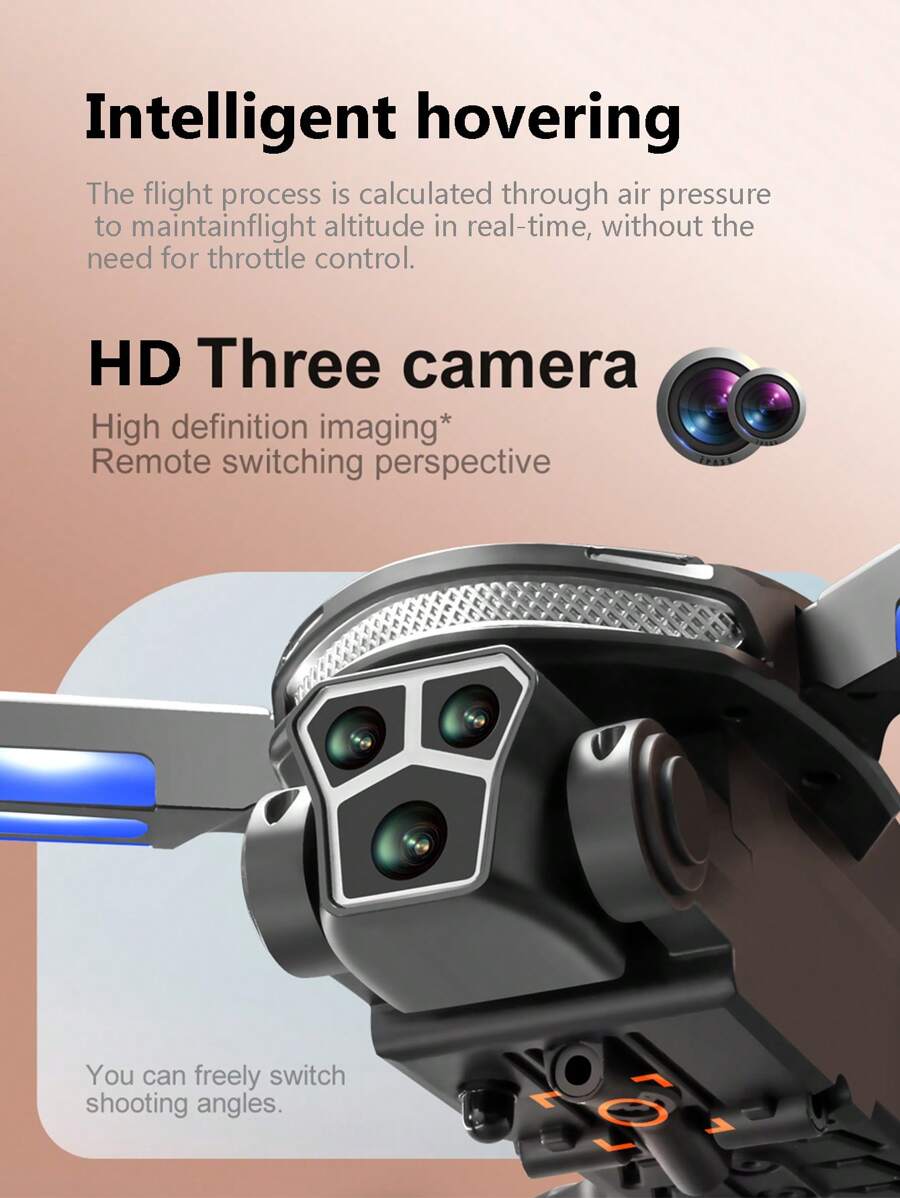 O V888 High-Definition Three-Camera Remote Control Drone é uma aeronave de controle remoto de ...