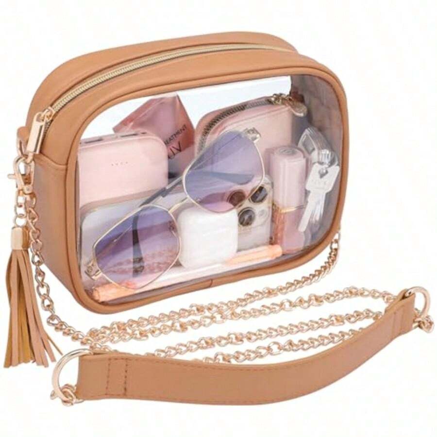 Clear Purses For Women Stadium Clear Bag Stadium Approved Crossbody ...