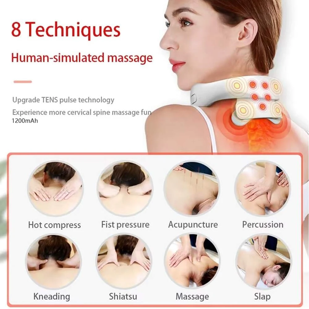 Smart Neck Massage Instrument Portable Shoulder Neck Massage Cervical ...