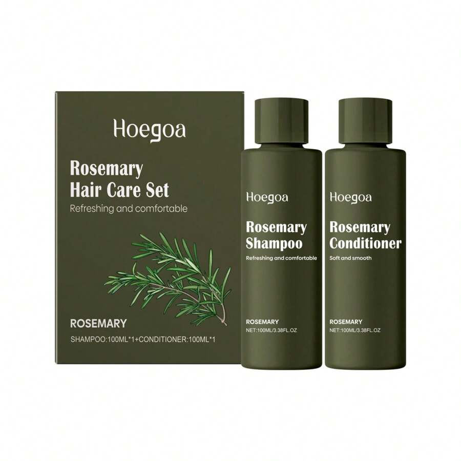 Hoegoa Rosemary Shampoo Set Anti-Dandruff Oil Control Shampoo Retain ...