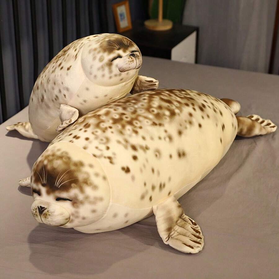 35cm Realistic Seal Stuffed Animal Seals Plush Doll Look Sea Lion Like ...