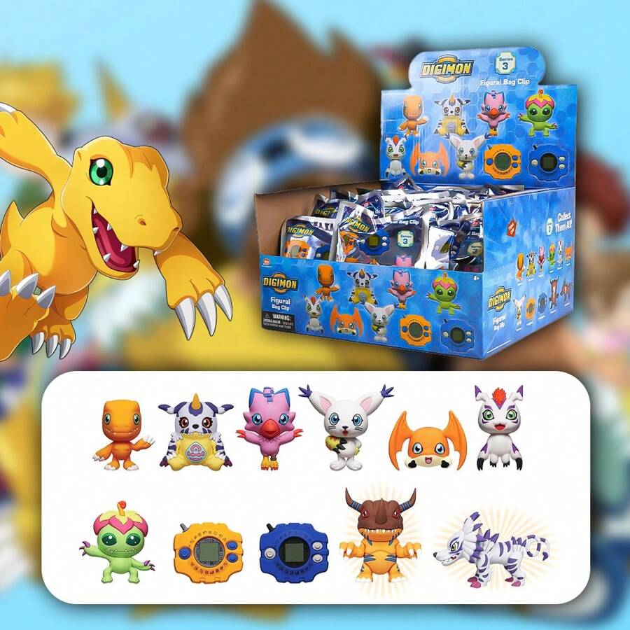 TOEI ANIMATION Digital Adventure Officially Licensed 3D Anime Keychain ...