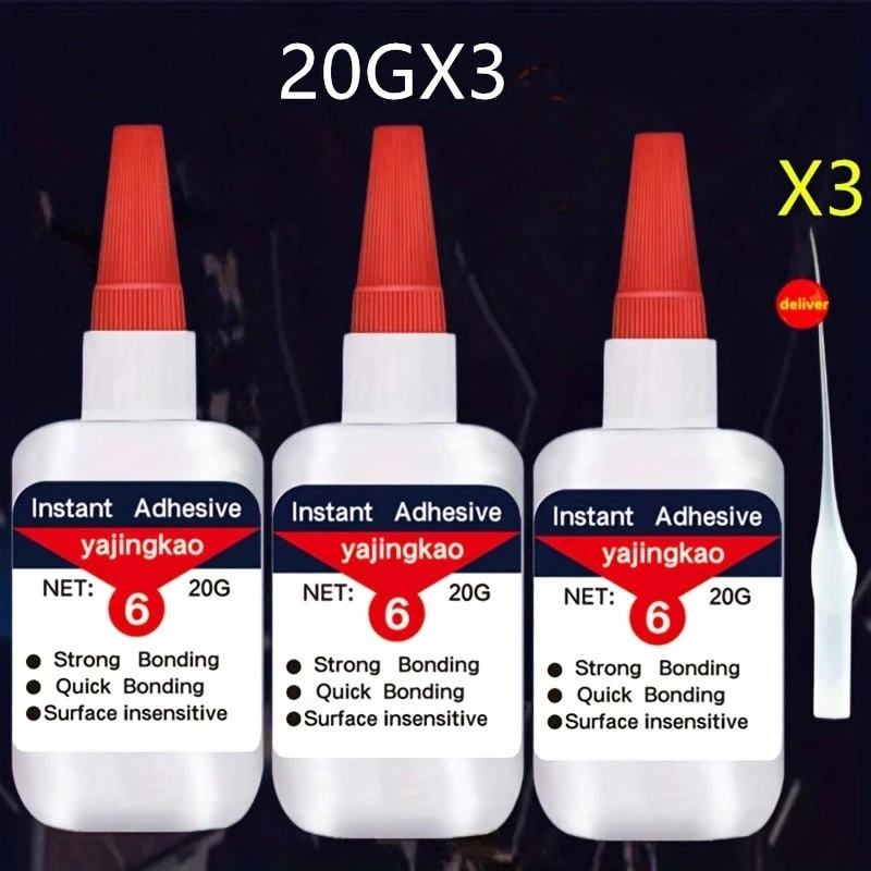 1 Bottle, 20g, Super Glue For Metal, Wood, Plastic, Magnet, Ceramic ...