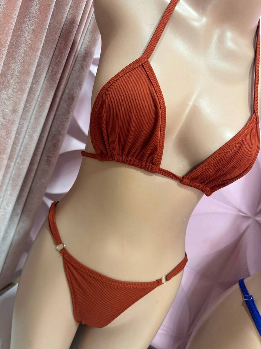 Ribbon Bikini, String Bikini Panties, No Padding, Bikini With A Little Band, Adjustable Panties ...