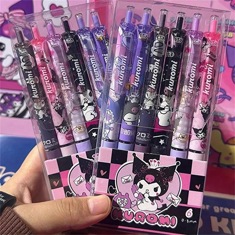 Sanrio 1 pieza Bolígrafo de tinta de color con patrón de personajes de ...