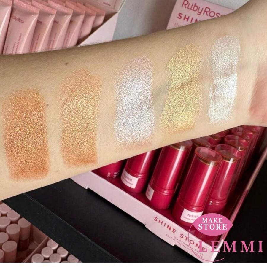 Iluminador Stick Shine Stone - Ruby Rose | SHEIN Brasil