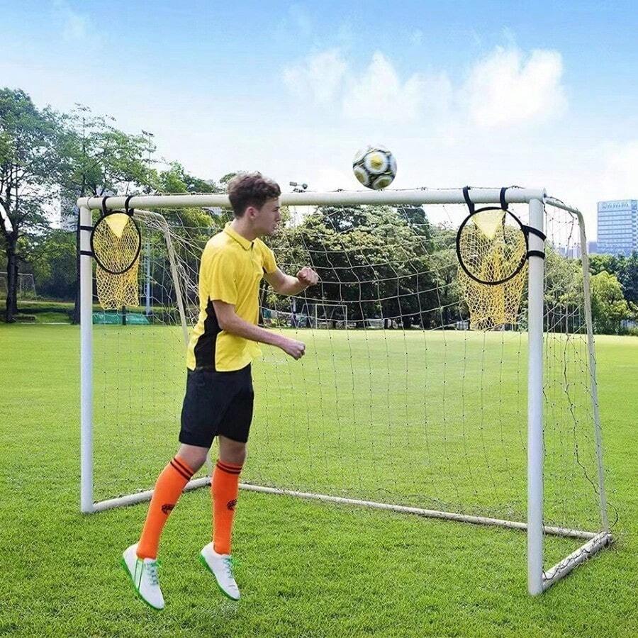 Portable Football Net Soccer Training Shooting Net Equipment Football ...
