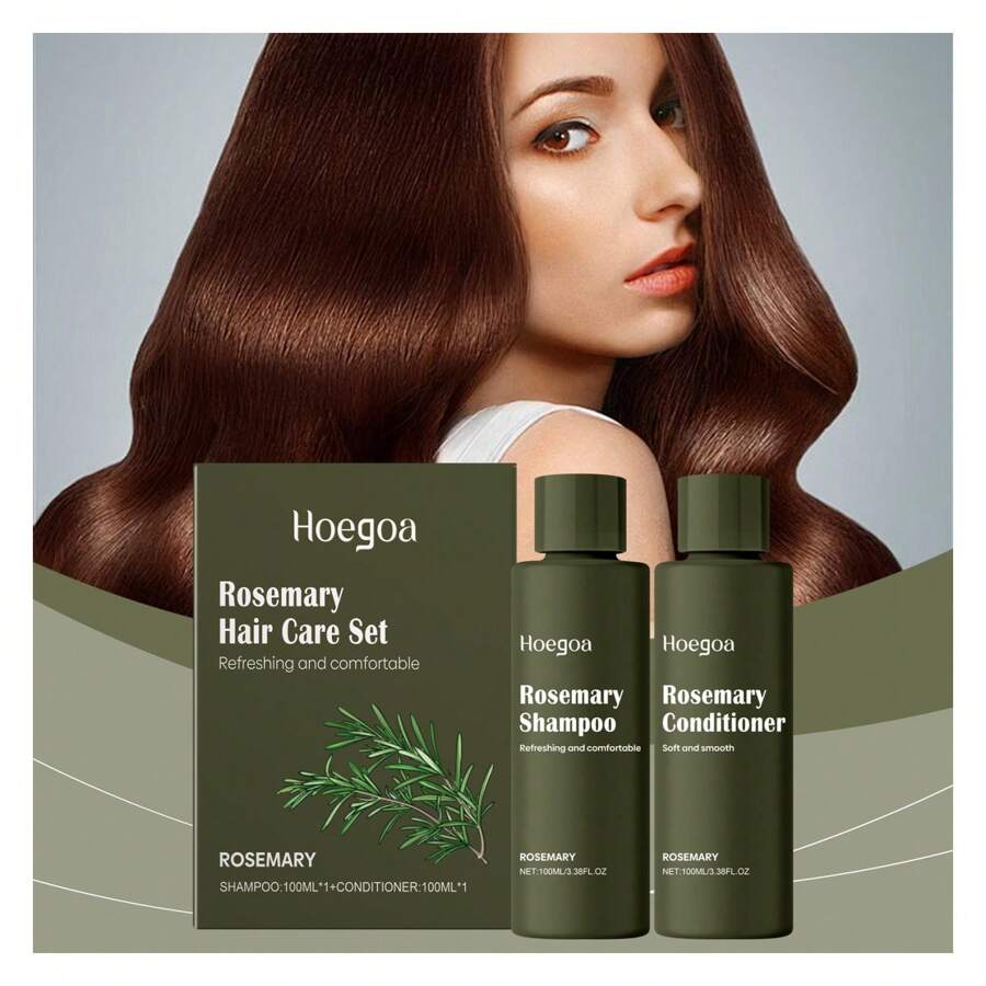 Hoegoa Rosemary Shampoo Set Anti-Dandruff Oil Control Shampoo Retain ...