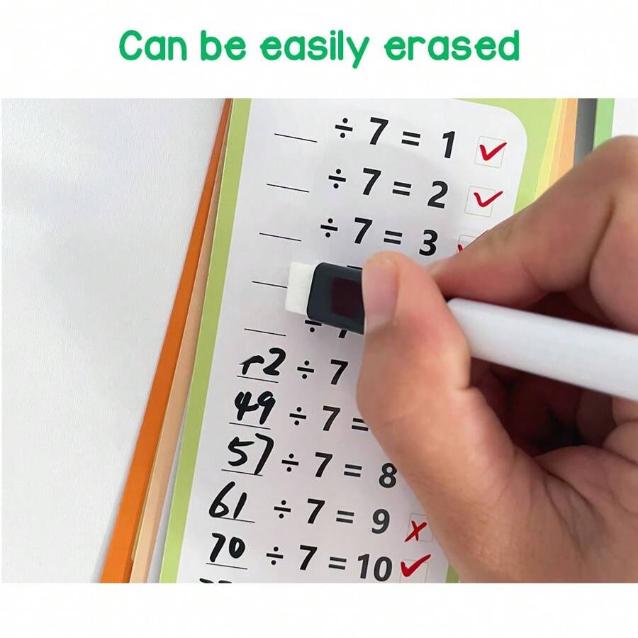 Tarjetas de división matemática, tarjetas de práctica de división ...