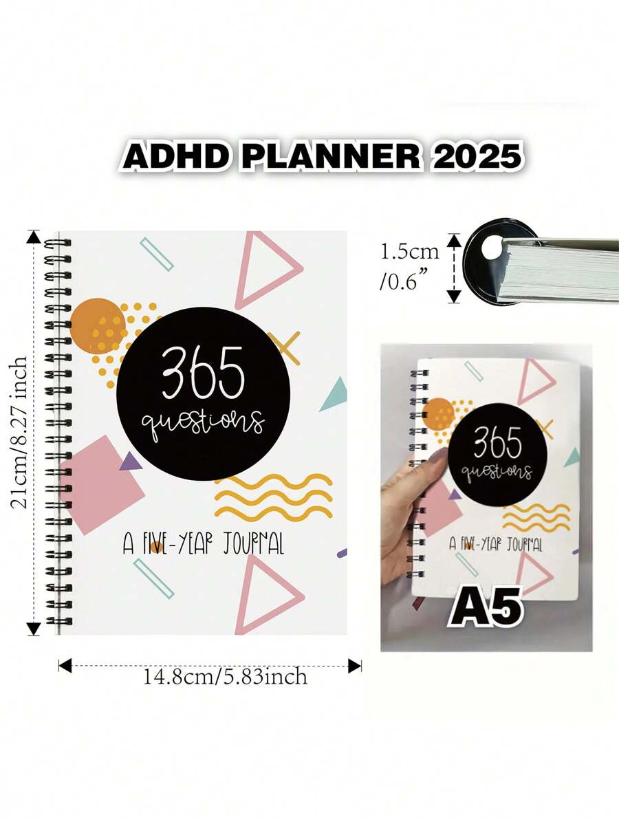 365 Questions: 5 Year Journal Prompts For Reflective Writing - Daily ...