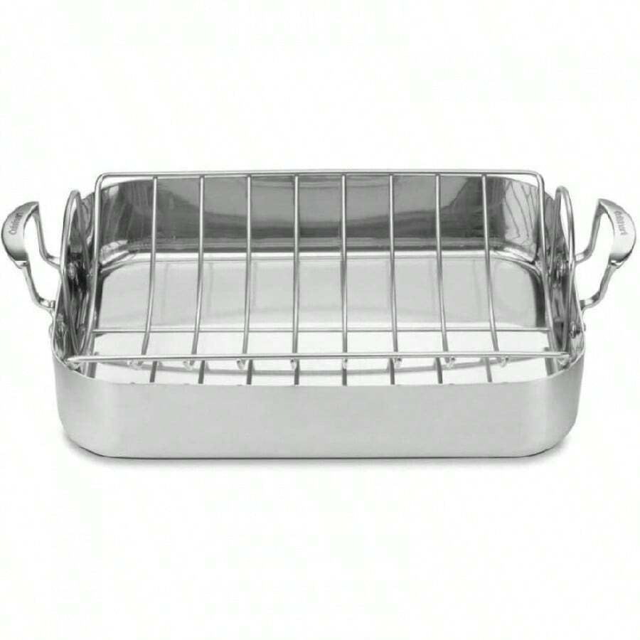Multiclad Pro Triple Ply Stainless Cookware 16-Inch Roasting Pan ...