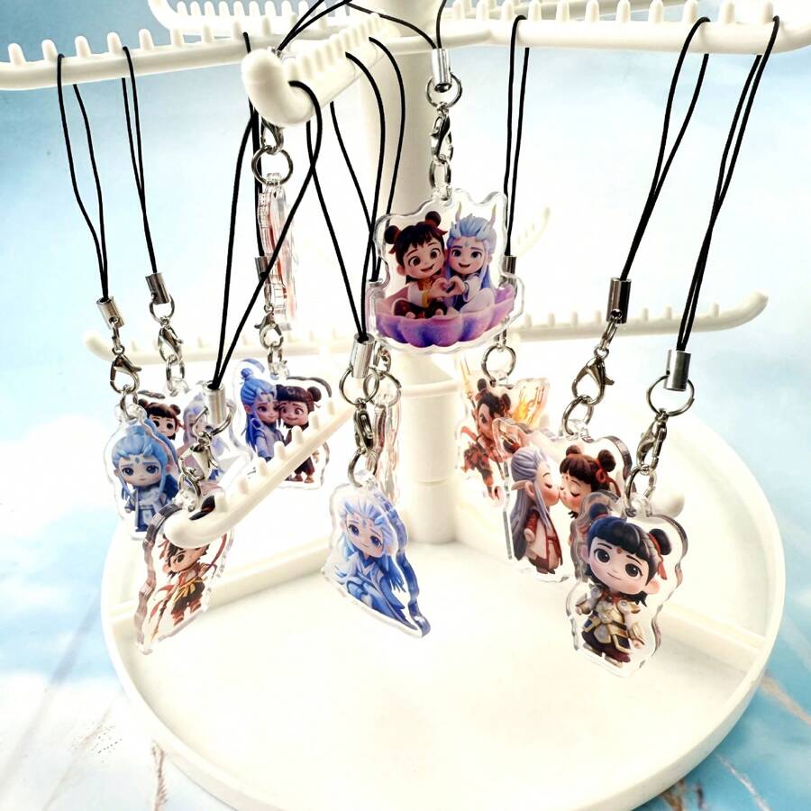 Lotus Cake Cp Pendant, Nezha 2 Magic Child Havoc In The Sea Cartoon ...