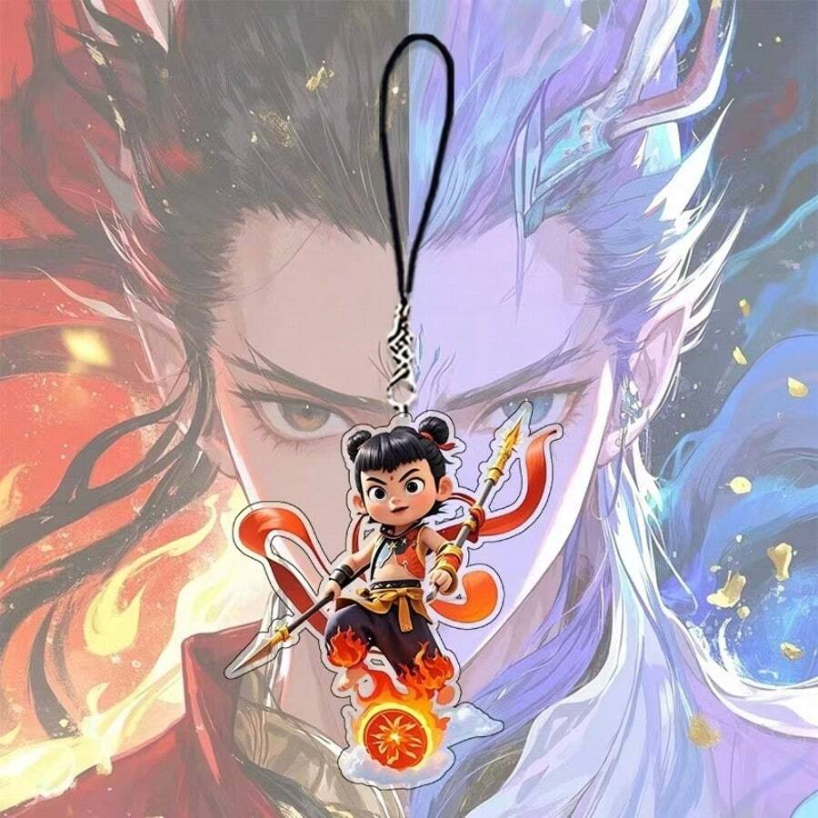 Lotus Cake Cp Pendant, Nezha 2 Magic Child Havoc In The Sea Cartoon ...