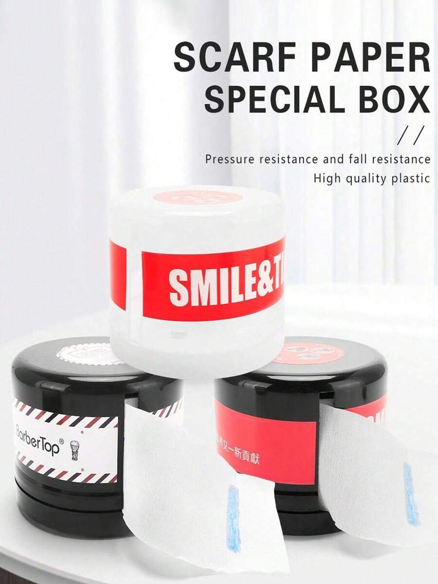 Disposable Paper Neck Strips Box For Hairstyling Salon, Anti-Shedding ...