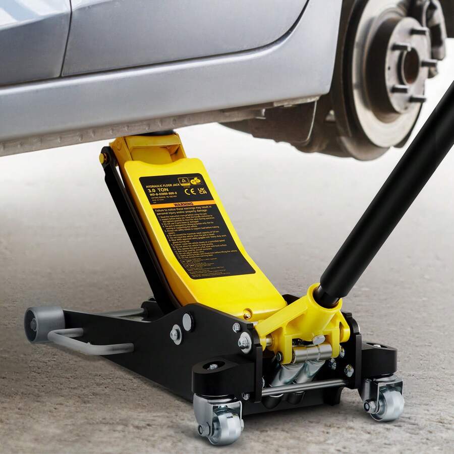 Floor Jack, Low Profile Floor Jack, Heavy-Duty Steel, Aluminum And ...