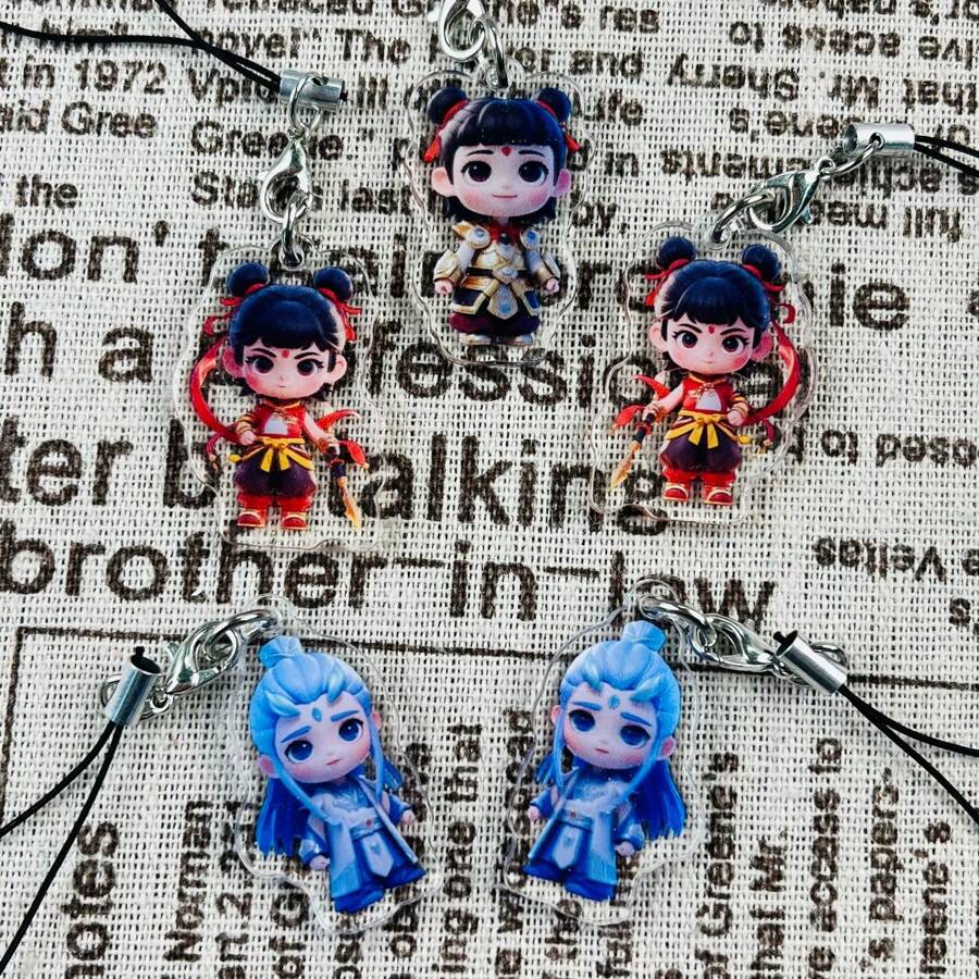 Lotus Cake Cp Pendant, Nezha 2 Magic Child Havoc In The Sea Cartoon ...