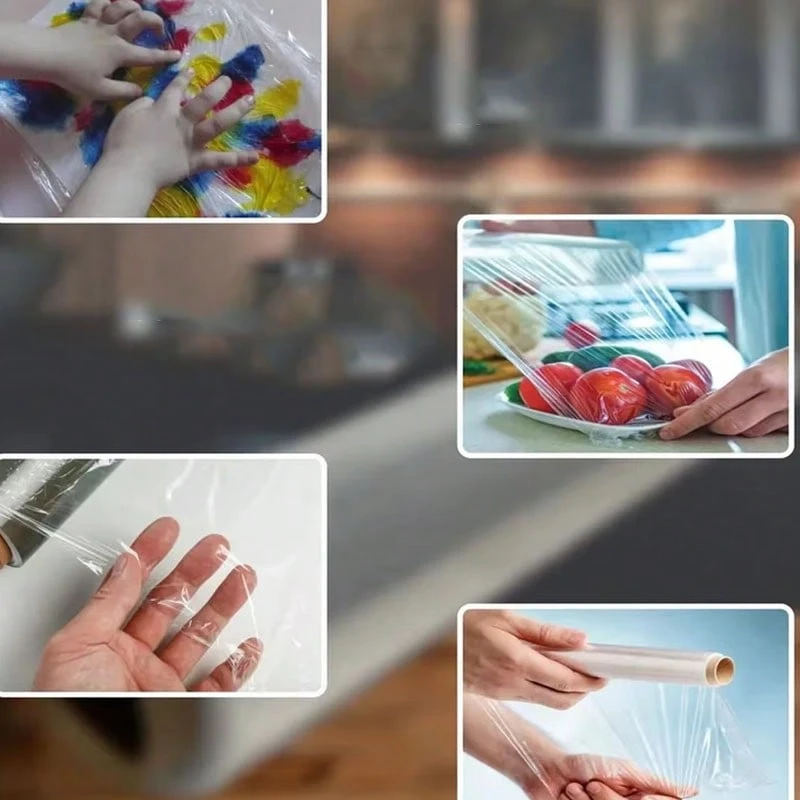 Disposable Pe Cling Film Food Wrap Vegetable And Fruit Preservation ...