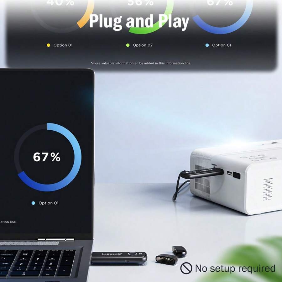 Lemorele 50M Wireless HDMI Transmitter Receiver 1080P Display Dongle ...