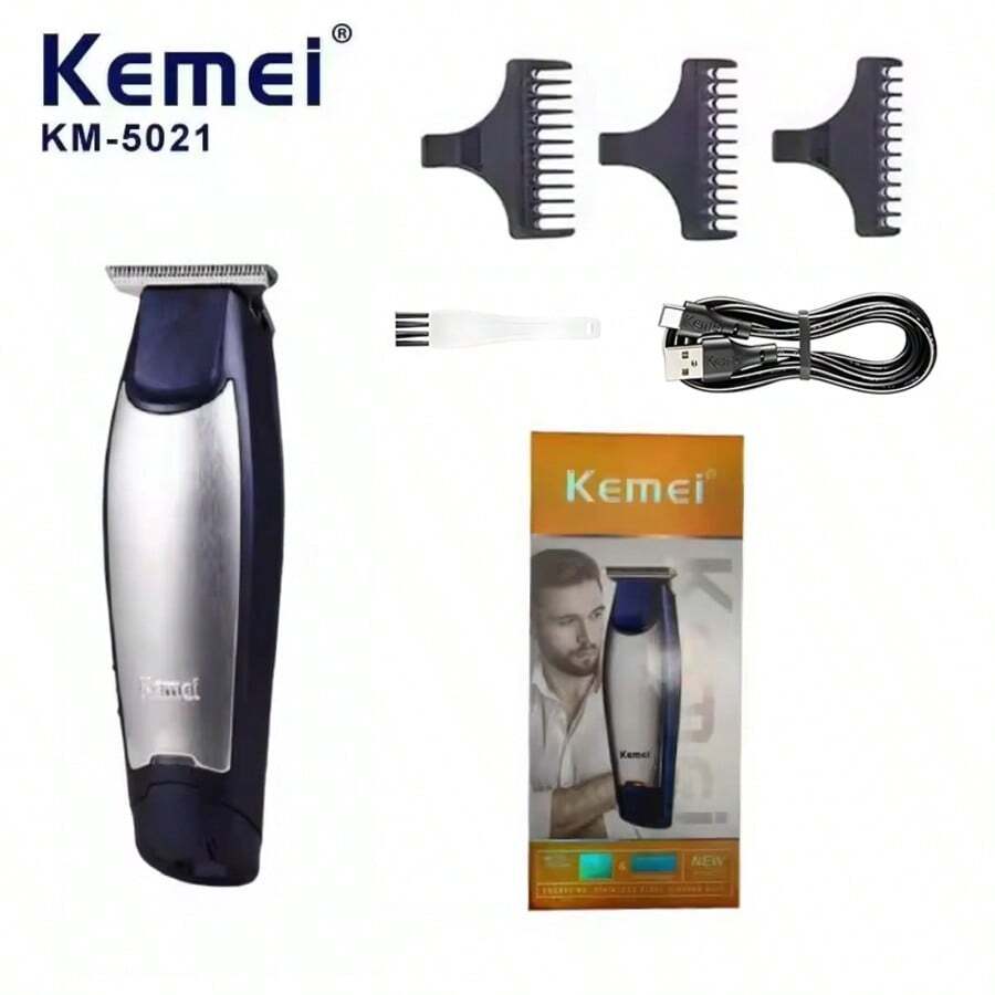 KEMEI-5021 Electric Hair Clipper Professional Hair Cutting Kit USB ...
