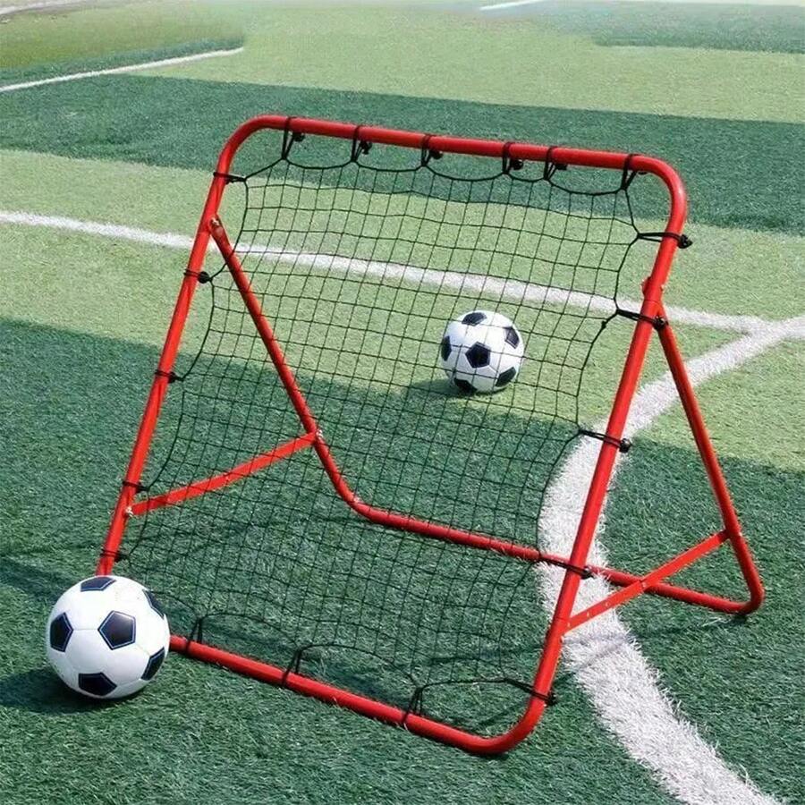 Soccer Rebounder Net Soccer Bounce Back Net With 20 Elastic Ropes ...