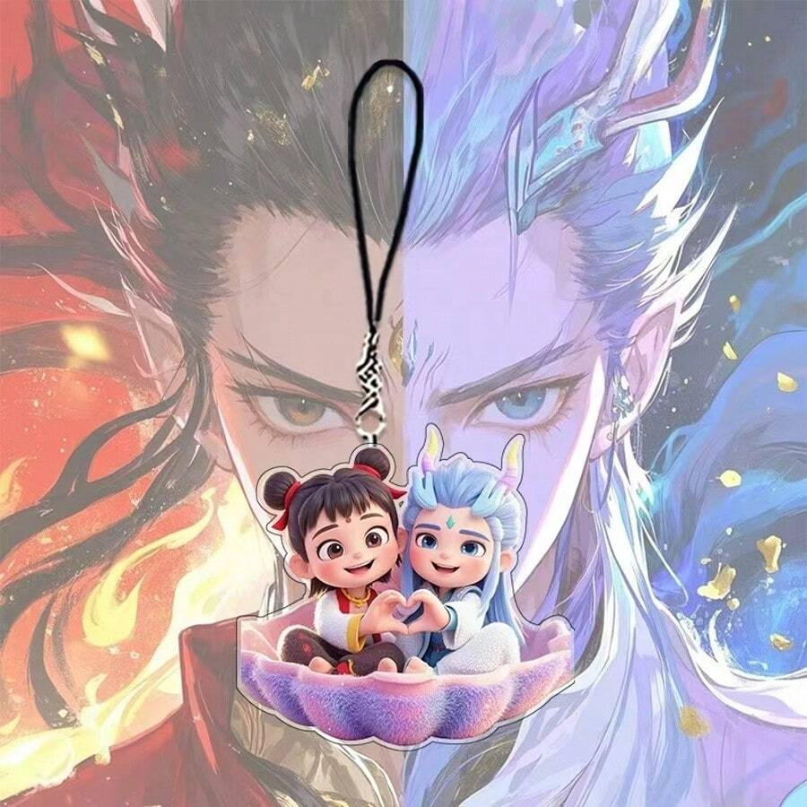 Lotus Cake Cp Pendant, Nezha 2 Magic Child Havoc In The Sea Cartoon ...