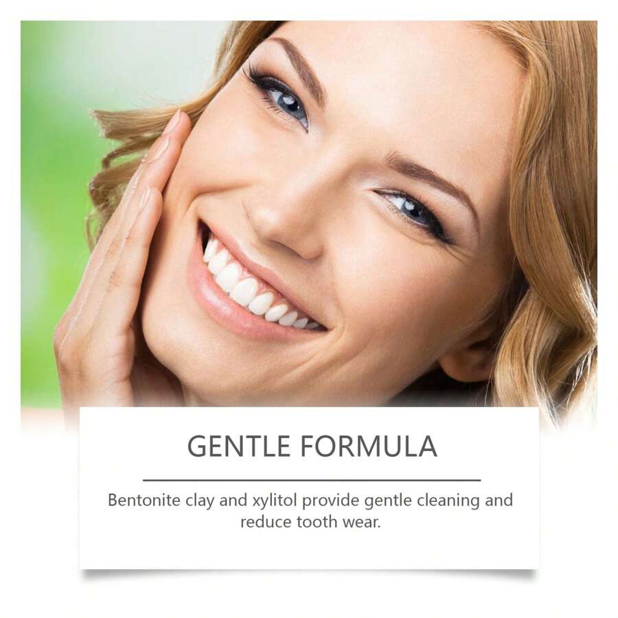 Volcanic Ash Tooth Cleaning Toothpaste Improves Yellow Teeth And Gently ...