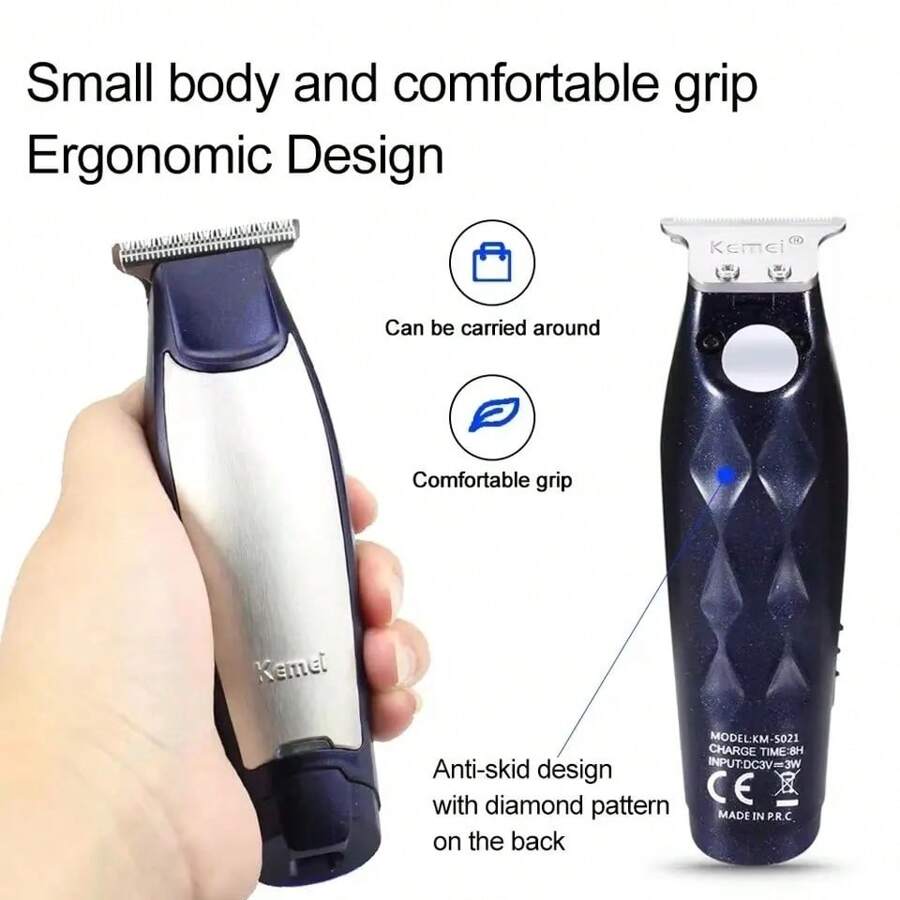 KEMEI-5021 Electric Hair Clipper Professional Hair Cutting Kit USB ...
